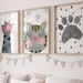 Cat Wall Art Print, Cat Wall Decor, Cat Wall Decal Nursery Art Set of 3 ...