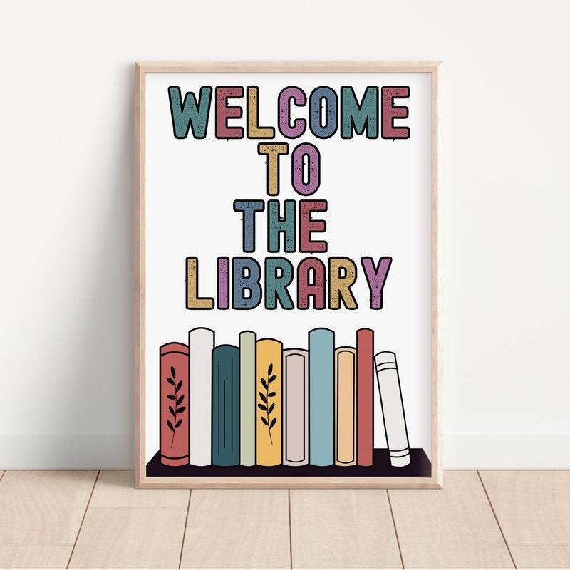 School Library Decor - Etsy