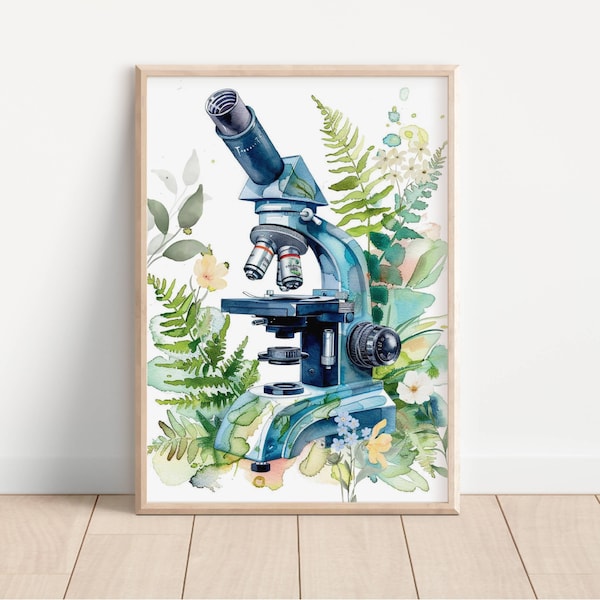 Microscope Art - Etsy