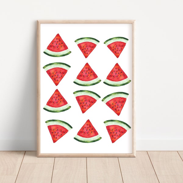 Watermelon Print - Etsy