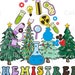 Chemistry Christmas Tree PNG, Science Teacher Gift (digital Download ...