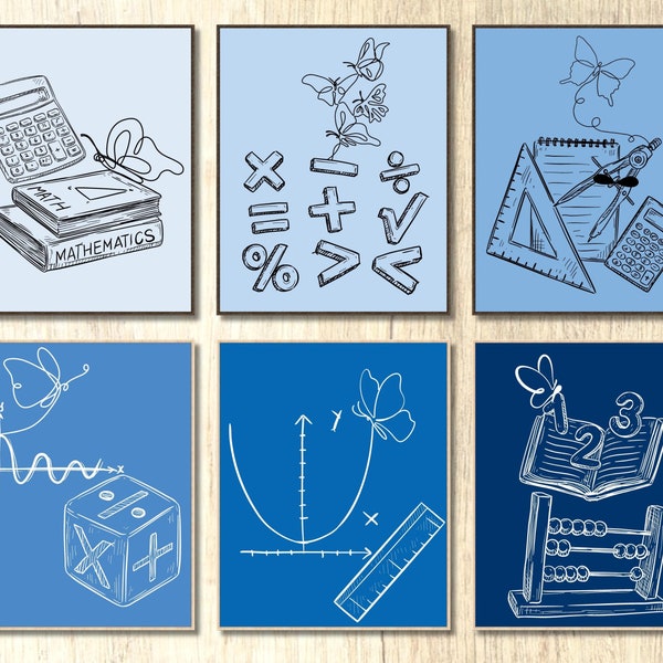 Math Decor - Etsy