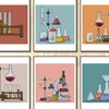 Science Class Gallery Wall, Classroom Decor, High School Middle School ...