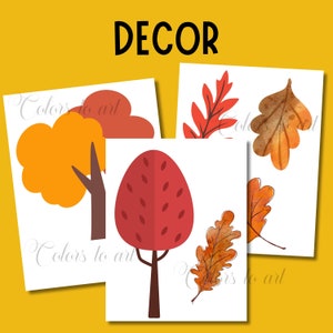 Fall Themed Printable Bulletin Board Kit Door Decor for Classrooms ...