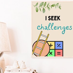 Affirmation Wall Art for Kids Classroom Decor Inspirational Kids Room ...