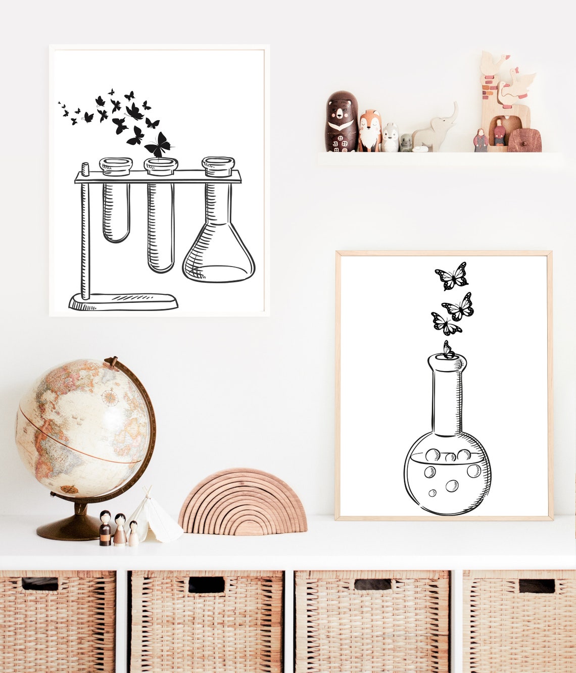 Science CLASSROOM Decorations Science Class Gallery Wall Set - Etsy