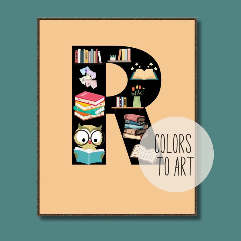 Reading Classroom Poster Set Home School Decor Library Decor Literacy ...