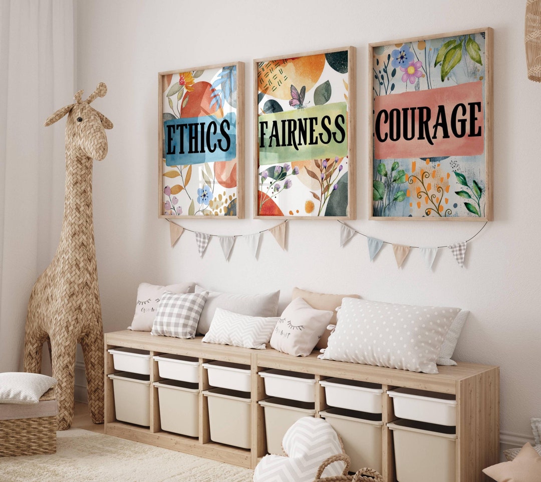 Boho Classroom Decor Set of 3 Growth Mindset Positive Affirmations for ...