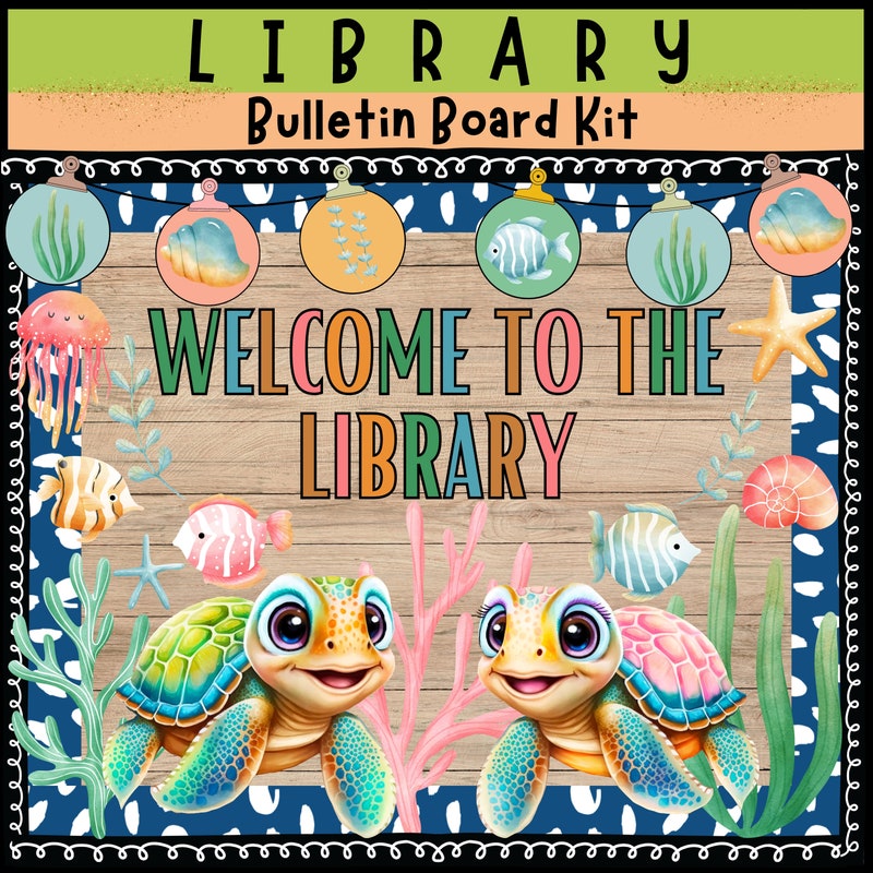 Library Bulletin Board - Etsy