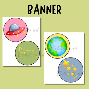 Outer Space Classroom Decor Space Back to School Bulletin Board Space ...