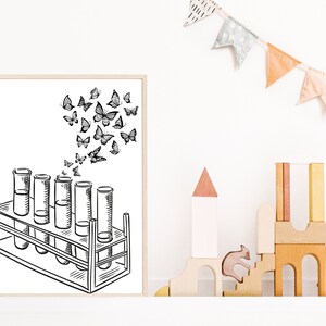 Science CLASSROOM Decorations, Science Class Gallery Wall Set ...