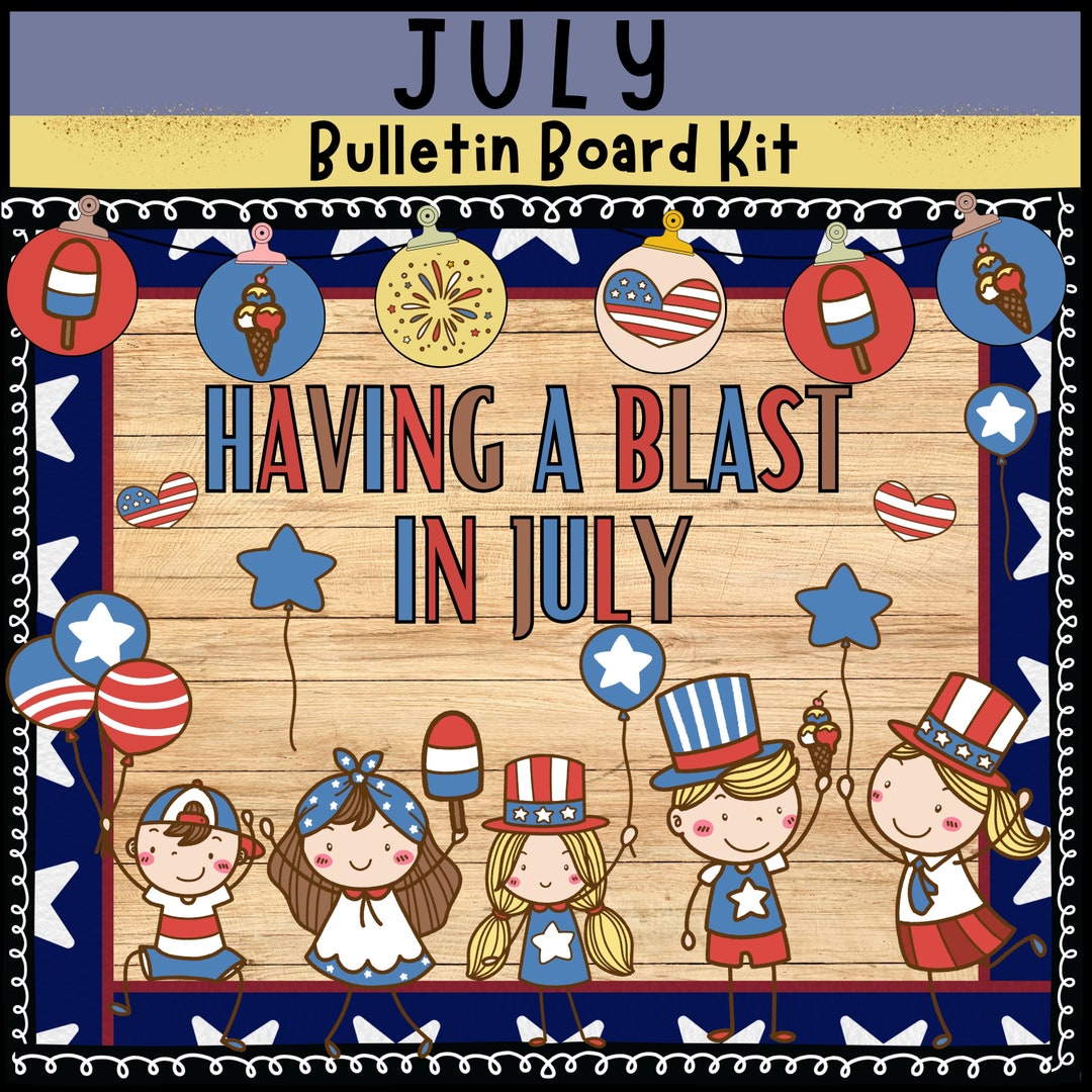 July Bulletin Board Kit 4th of July Bulletin Board Kit Summer Bulletin ...