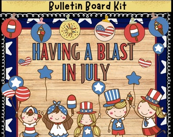 4th of July Bulletin Board Kit July Bulletin Board Kit Summer Bulletin ...