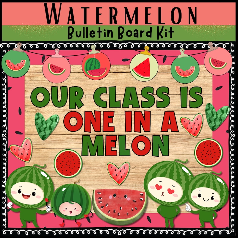 Watermelon Bulletin Board - Etsy