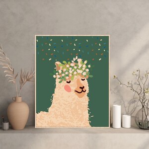 Set of 6 Alpacas, Alpaca Print, Nursery Wall Art, Digital Download ...