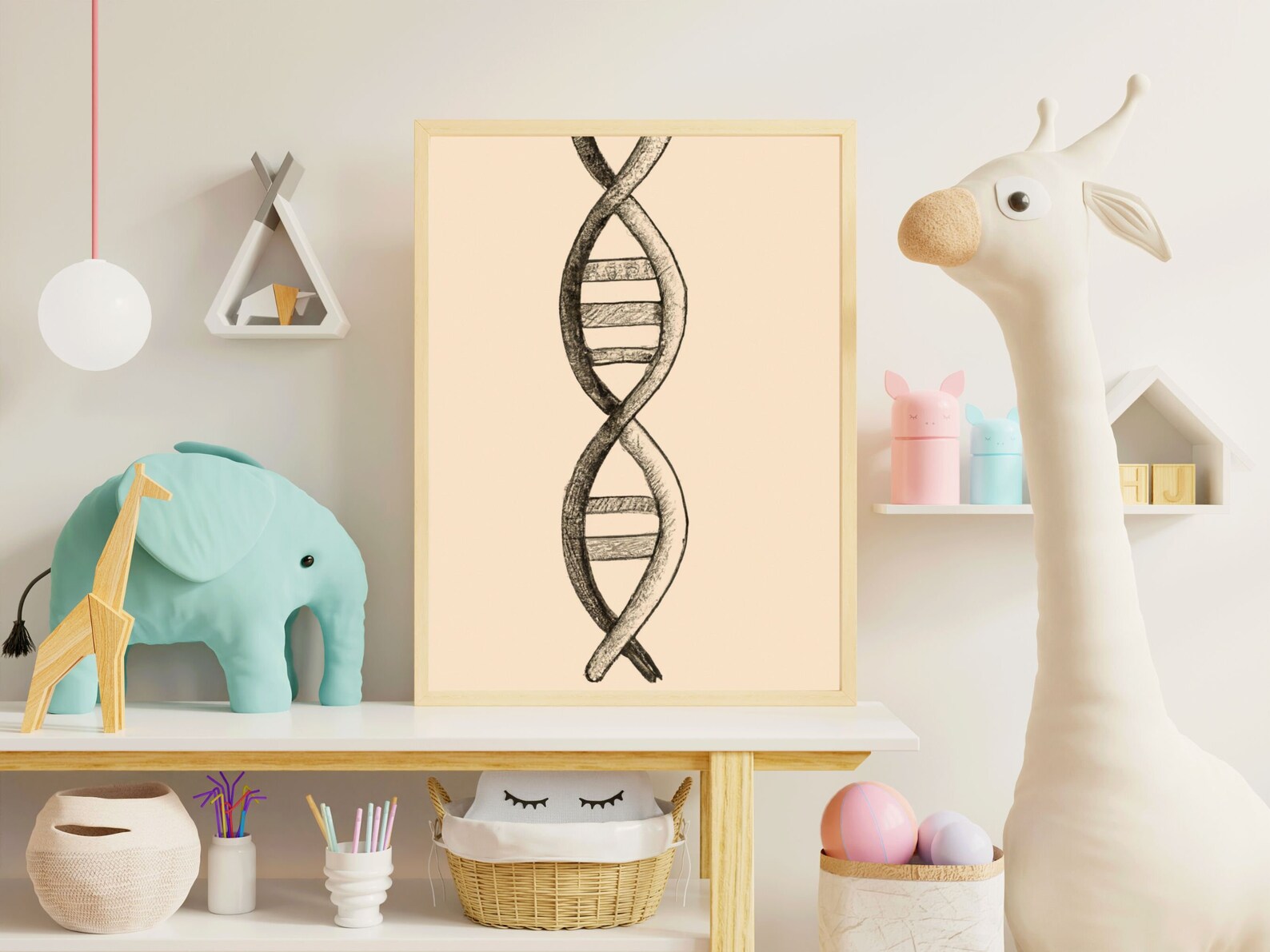 DNA Strand Wall Art Classroom Decor Science Poster High School - Etsy