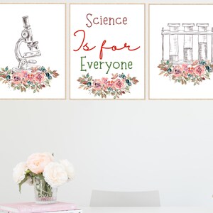 3 Science is for Everyone Posters, 8x10, 11x14 or 16x20 Inches, Great ...