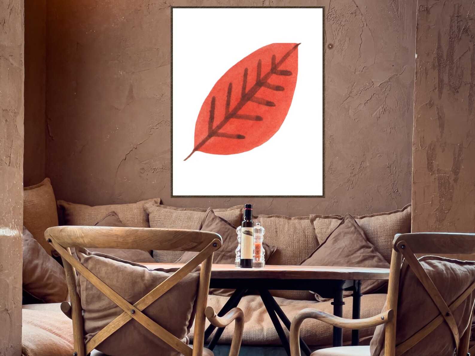 FULL Set of 8 Fall Leaves Pumpkins Digital Prints Autumn - Etsy