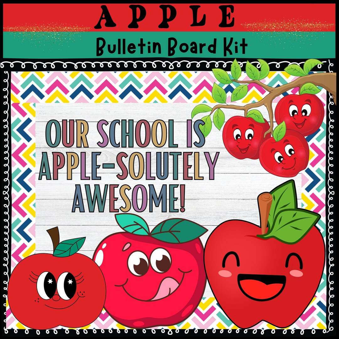 Apple-solutely Back to School Bulletin Board Apple Bulletin Board Back ...