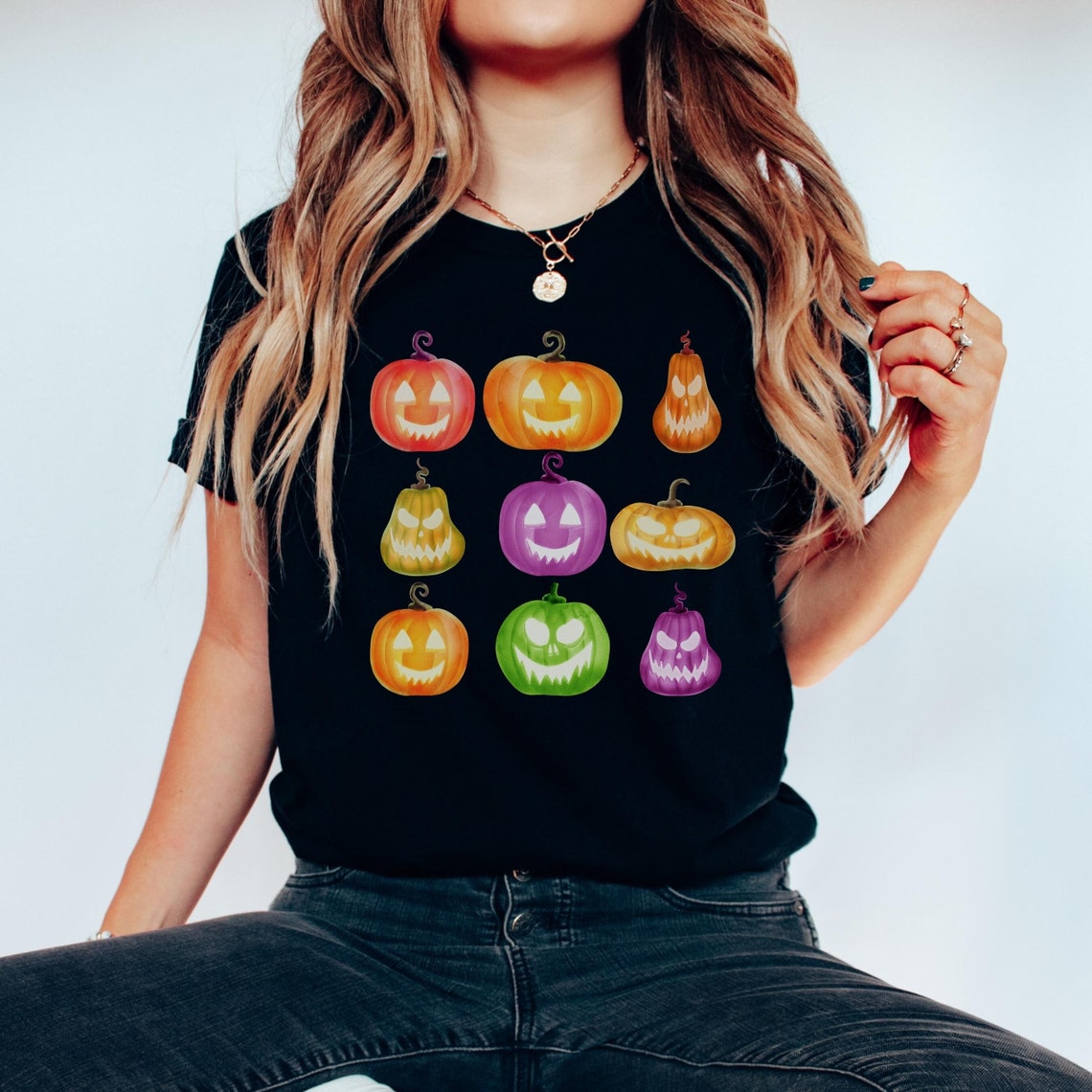 Jack O Lantern Pumpkin Face Shirt Png, Halloween Shirt Png ...