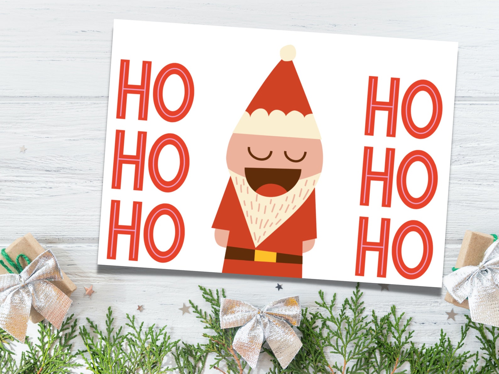 Christmas Card Printable, Christmas Greeting Cards, Digital Christmas ...