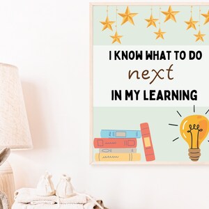Classroom Posters Inspirational Playroom Decor Motivation Growth ...