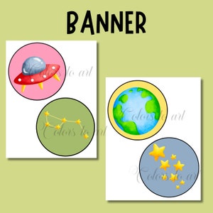 First Grade Bulletin Board Kit Outer Space Classroom Decor Back to ...