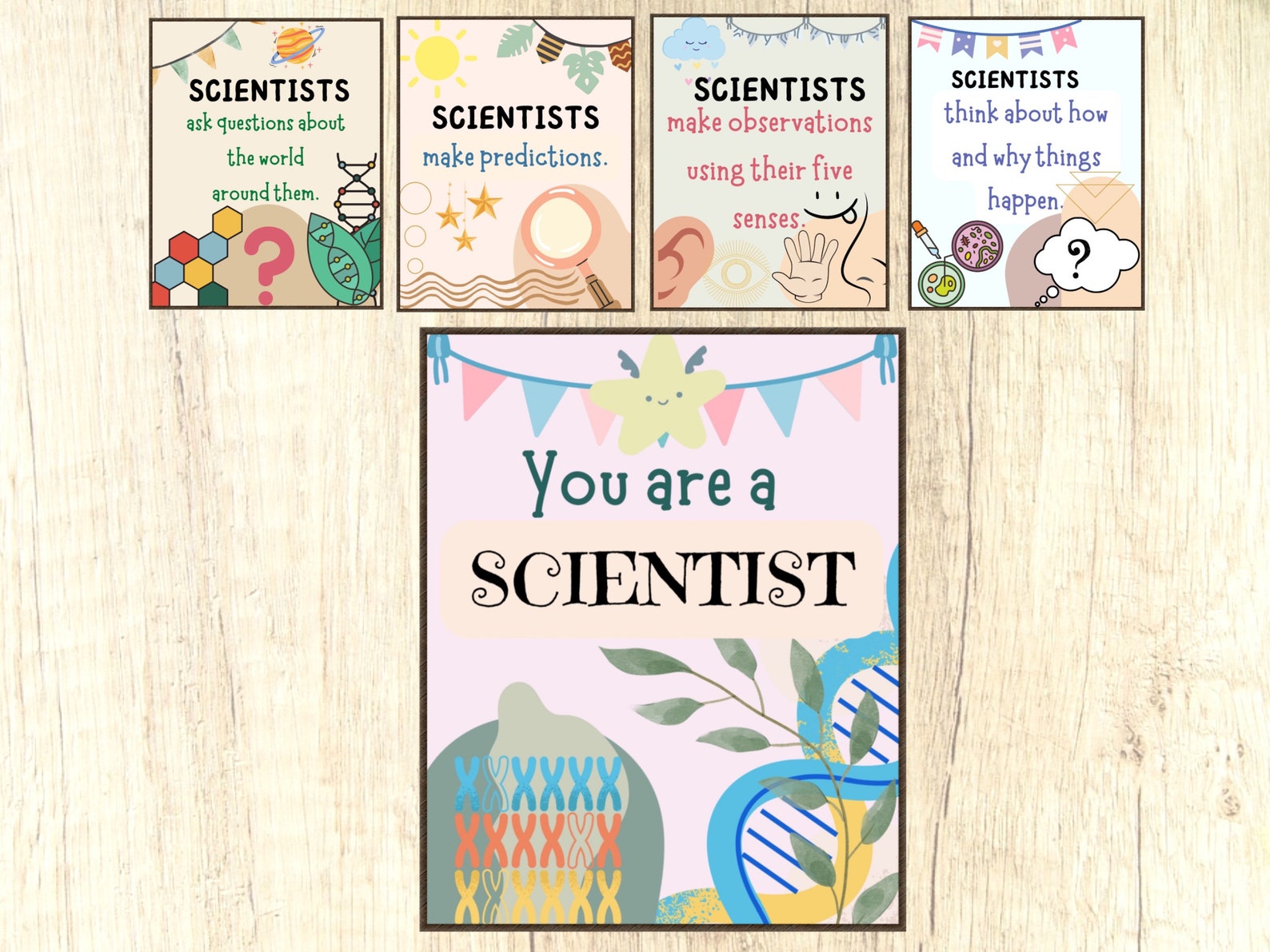 Science Class Gallery Wall Classroom Decor High School - Etsy