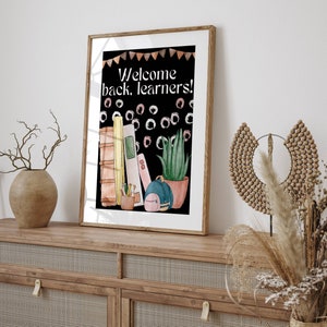 Welcome Back to School Sign Printable INSTANT DIGITAL DOWNLOAD ...