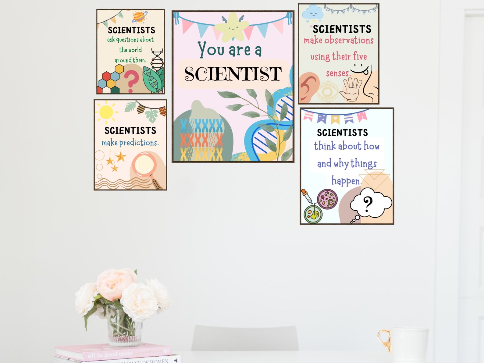 Science Class Gallery Wall Classroom Decor High School - Etsy