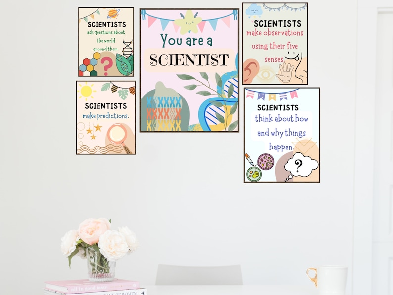Science Class Gallery Wall Classroom Decor High School - Etsy