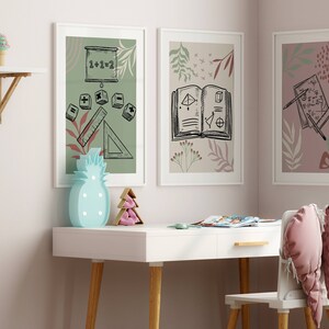 Math Classroom Decor Math Decoration Math Teacher Gift Math Bulletin ...