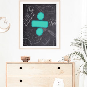 Math Posters (set of 8) Printable, Math Classroom, Mathematics Poster ...