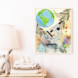 Biology Gallery Wall Set, Classroom Decor, High School Middle School ...