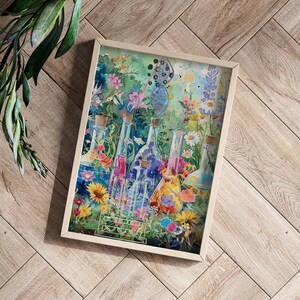 Science Chemistry Wall Art Scientist Gift Science Classroom Decor ...
