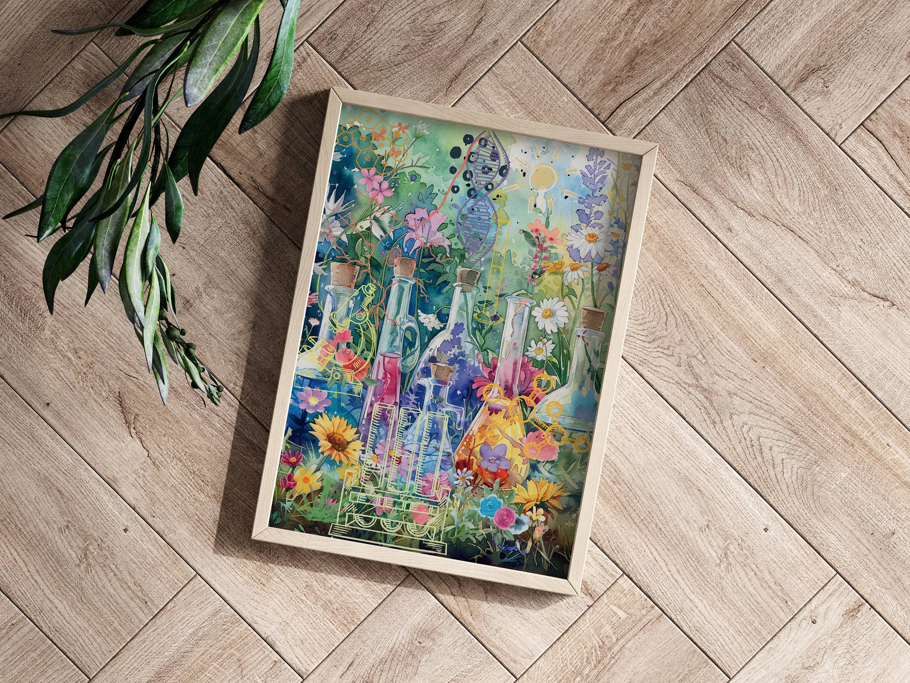 Science Chemistry Wall Art Scientist Gift Science Classroom Decor ...