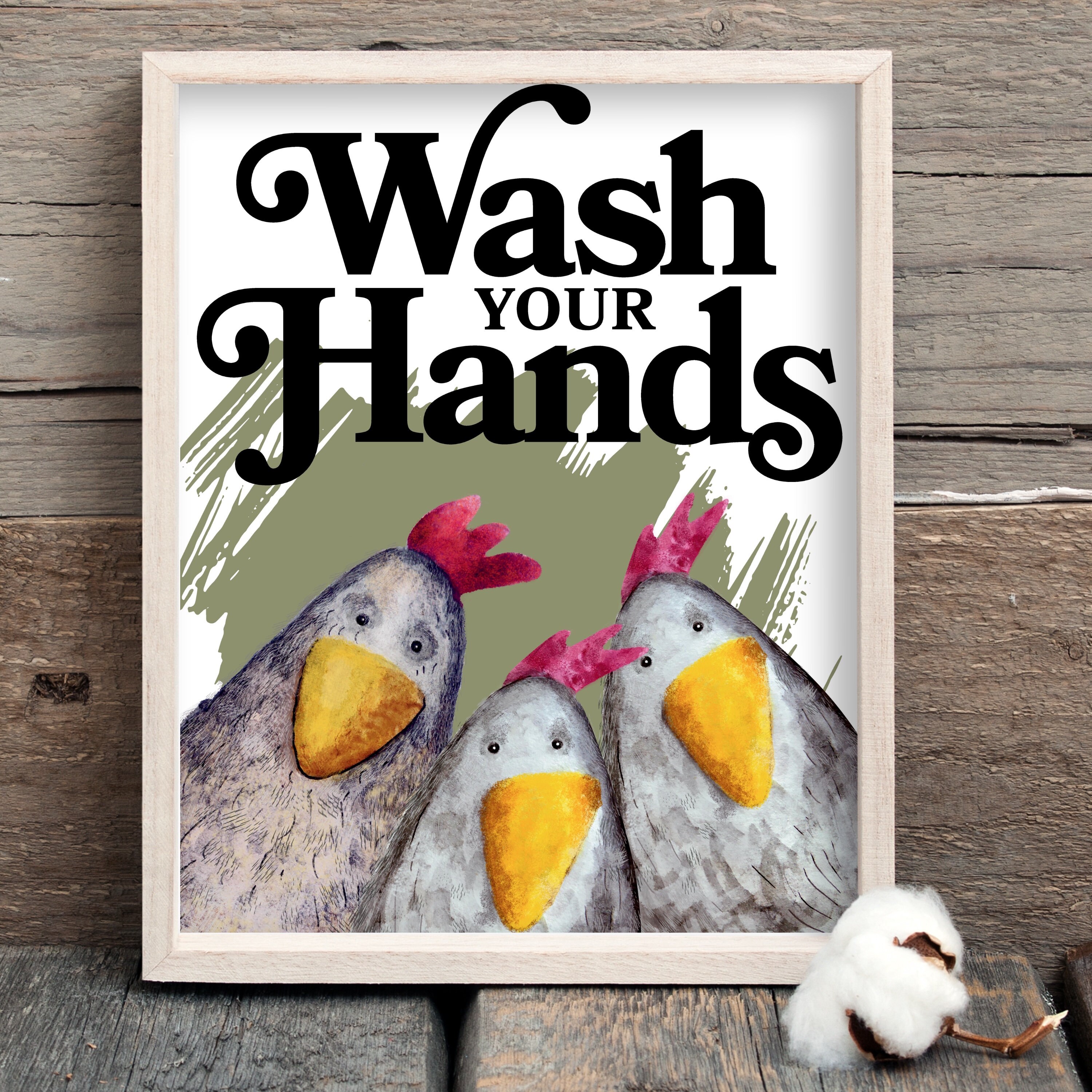 Wash Your Hands Sign Bathroom Signs Preschool Prints - Etsy