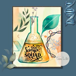 Science Posters Science Classroom Decor Science Wall Art Biology Poster ...