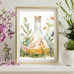 Science Wall Prints Watercolor Prints Chemistry Posters Scientist Gift ...