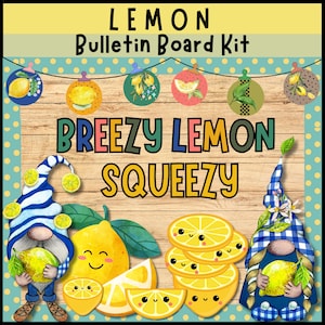 Lemon Bulletin Board Lemon Class Decor Lemon Wall Decor Classroom Theme ...