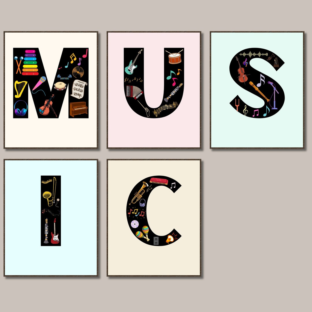 Music Classroom Posters Music Decor Music Classroom Decor Middle School ...