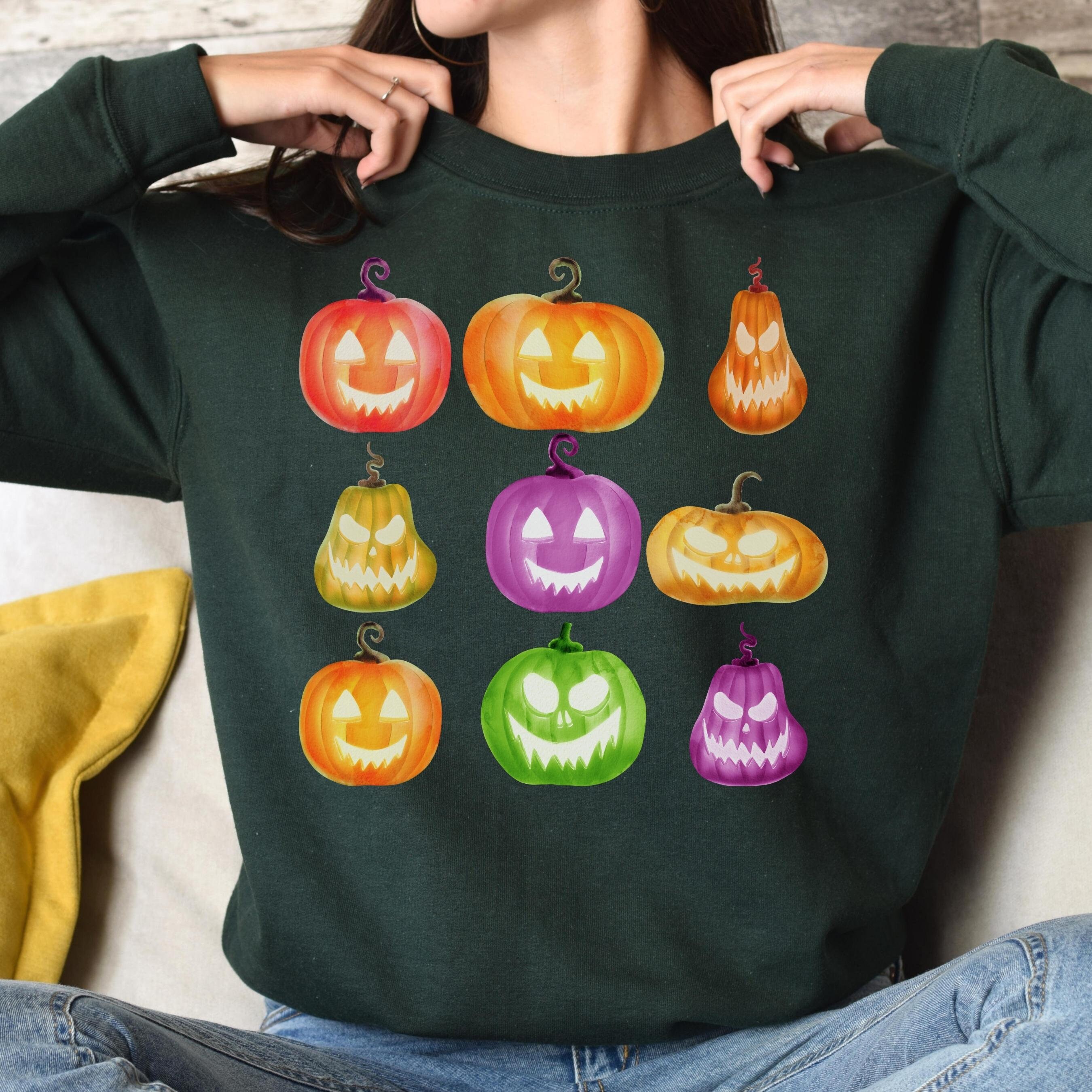 Jack O Lantern Pumpkin Face Shirt Png, Halloween Shirt Png ...
