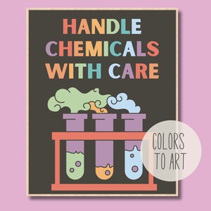 Lab Safety Poster Science Class Poster Science Lab Bulletin Board Kit ...