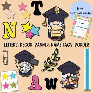 Graduation Bulletin Board Classroom Door Decor May Bulletin Board Kit ...