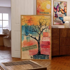 Growth Mindset Printable Set of 6 School Counselor Office Room Decor ...