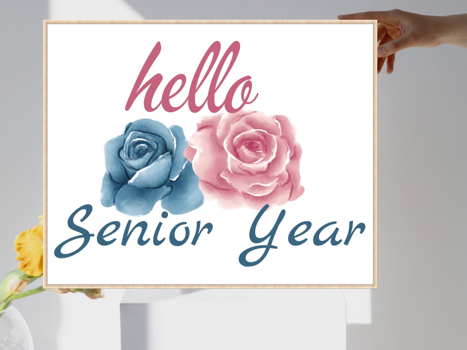First Day of School Sign First Day of Senior Year Sign - Etsy