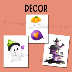 Halloween Bulletin Board Kit Autumn Classroom Decorations Door Decor ...