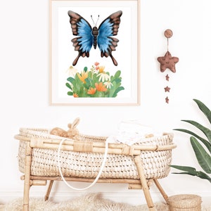 Life Cycle of a Butterfly Digital Download Caterpillar Butterfly Poster ...