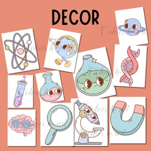 Science Bulletin Board Kit Classroom Door Decor Lab Decor Classroom ...