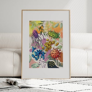 Science Poster Microbiology Poster Microbiology Art Bacteria Types ...